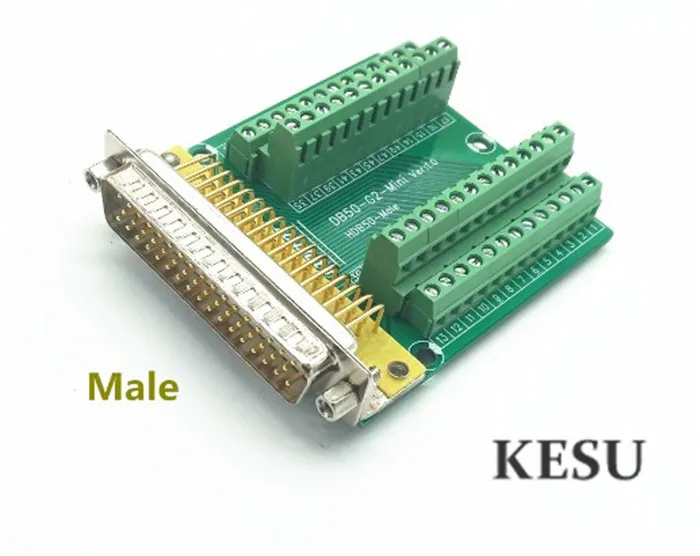 DB50-50Pin-50-Pin-Male-Breakout-Board-D-SUB-Header-Breakout-Board ...