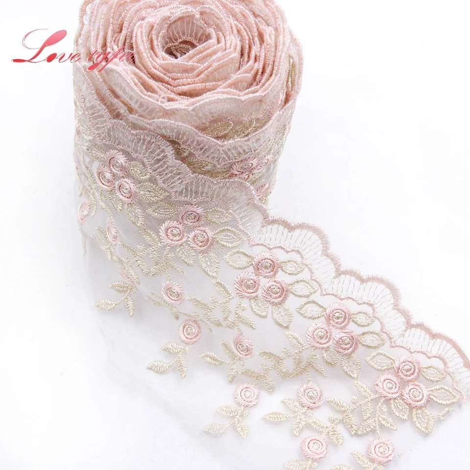 1 Yard High Quality Lace Ribbon Lace Embroidery Flower Home Decoration ...