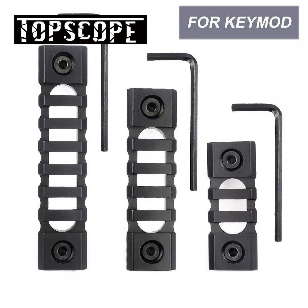 Keymod Picatinny Rail Sections, 3 Slot 5 Slot 7 Slot Lightweight ...
