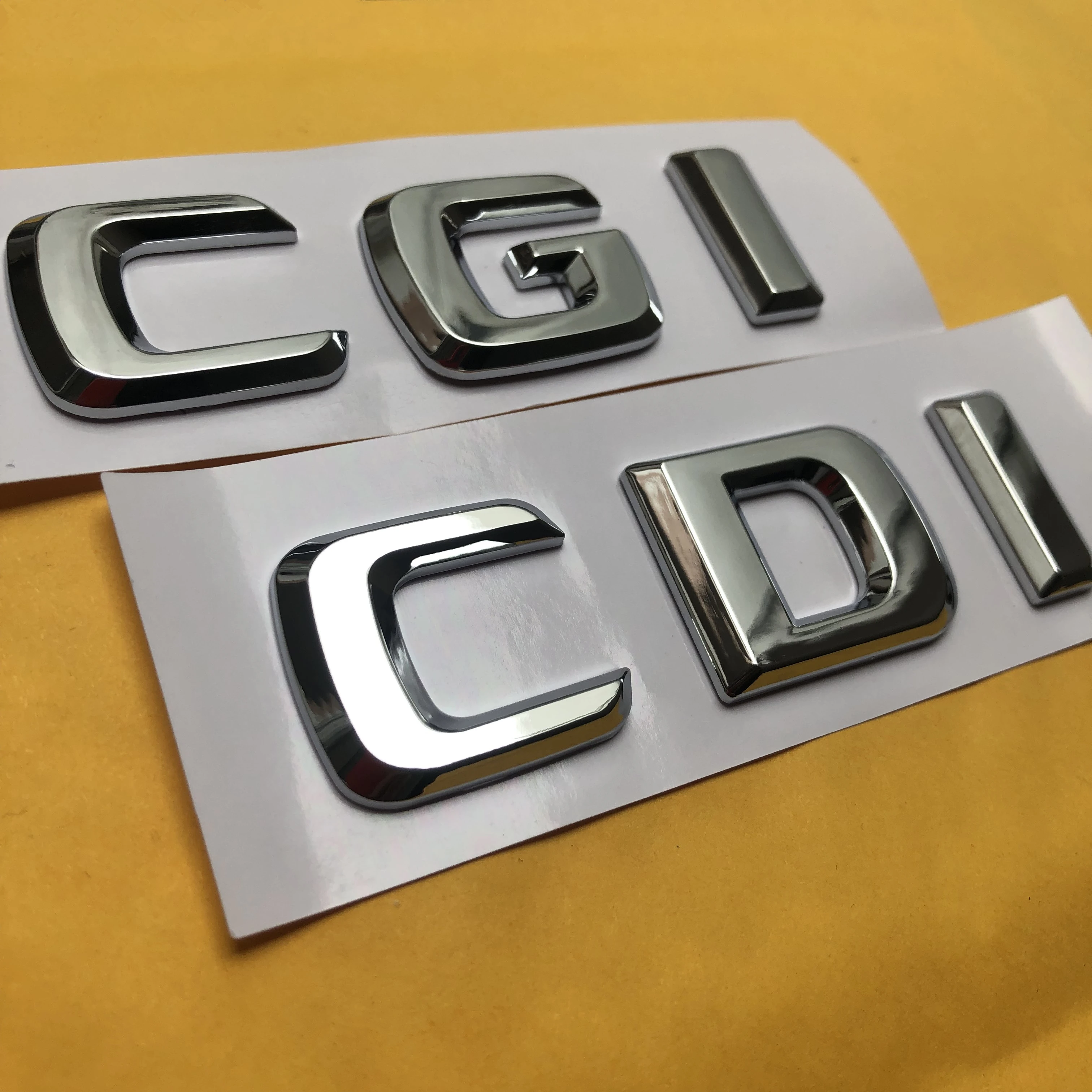 CDI CGI Car Rear Trunk Emblem Lettering Badge Sticker CDI CGI for W210 ...