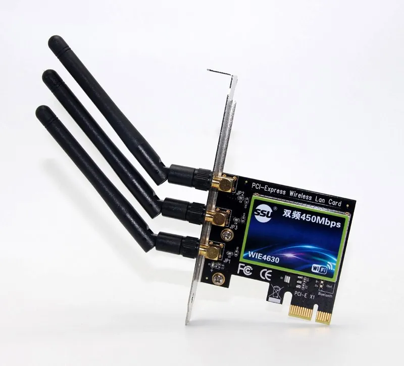 450M WiFi Wireless PCI Express PCI E Adapter Desktop Card 6300 Chipset ...