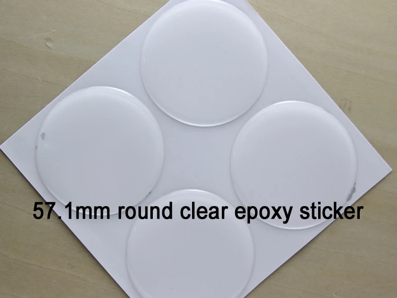 2.25''/ 57.1mm Round Clear Epoxy Sticker for DIY Carfts Jewelry Making ...