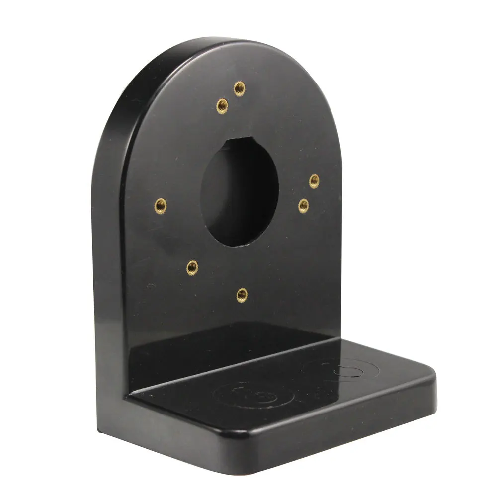 Black Plastic Right Angle Bracket Wall Mount Shelf for Dome Camera ...