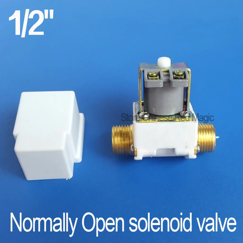 Normally Open solenoid valve coil 1/2" DC 12V Electric Solenoid Valve ...