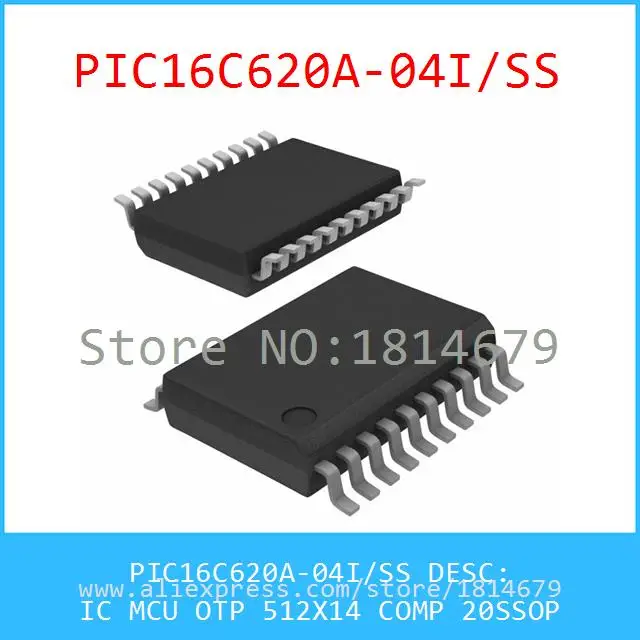 Livraison Gratuite 1 PCS/lot PIC16C620A 04I/SS IC MCU OTP 512X14 COMP 20 SSOP PIC16C620A 04I ...