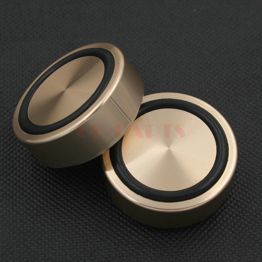 4pcs 44*17mm CNC Machined Full Aluminum Isolation Stand Base Mat Feet ...