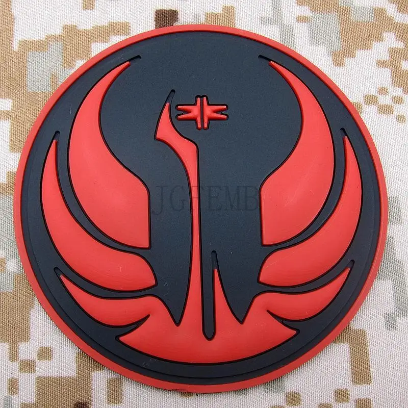 Red The Jedi Order Insignia Old Republic 3d Pvc Patch Pb1455 - Patches ...