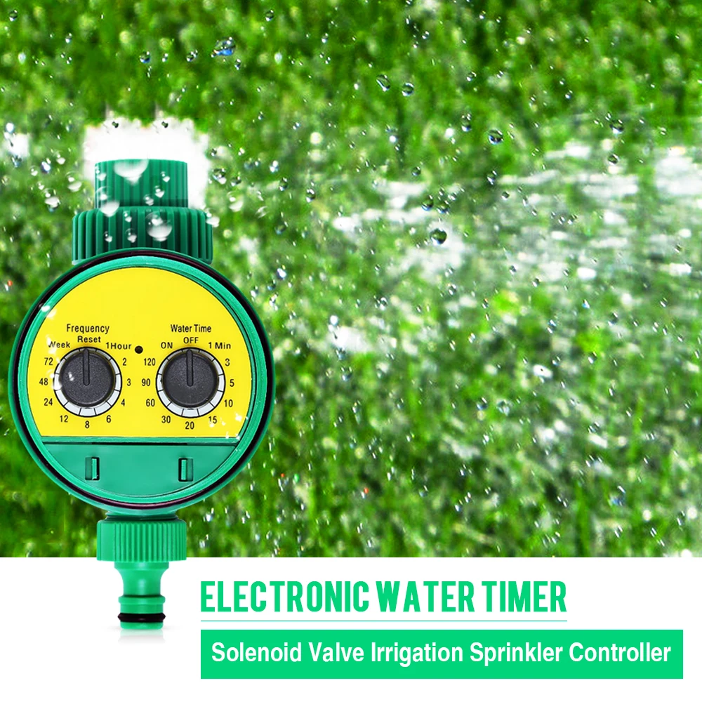 Yard Watering System WIIYENA Electronic Water Timer With Remote ...