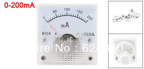 1-x-DC-0-200mA-20mA-30mA-50mA-100mA-500mA-300mA-Analog-Panel-AMP ...
