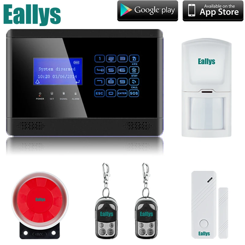 G2BX Wireless GSM SMS TEXT Touch Keypad Home House Alarm System Touch ...