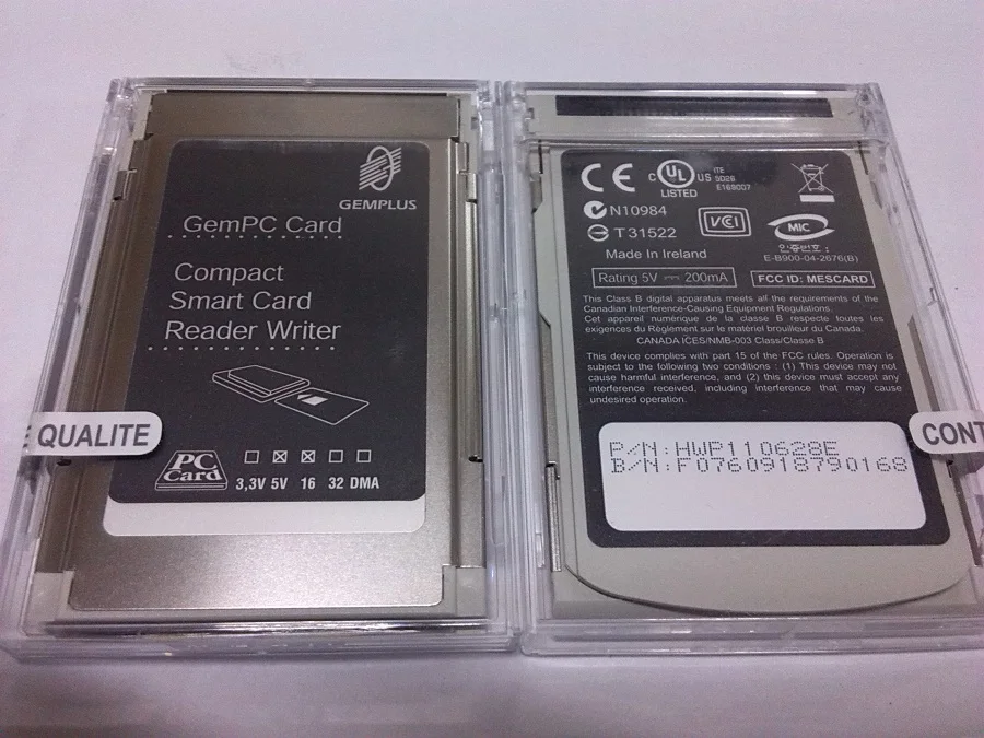 Gemalto Gemplus Gempc Hwp110628e Card Smart Card Reader - Memory Card ...