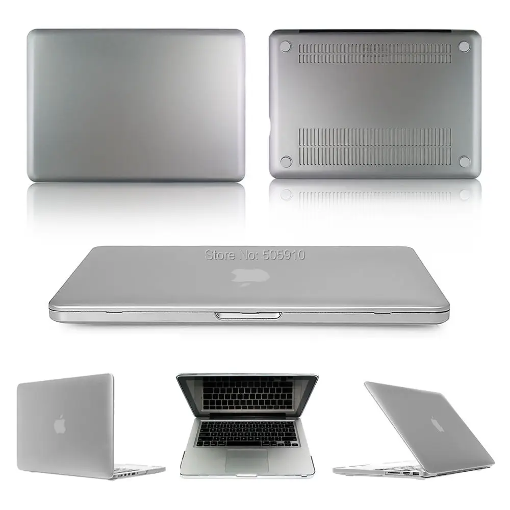 NEW ARRIVAL! Solid Silver Metallic See Thru Matte Hard Case for APPLE ...