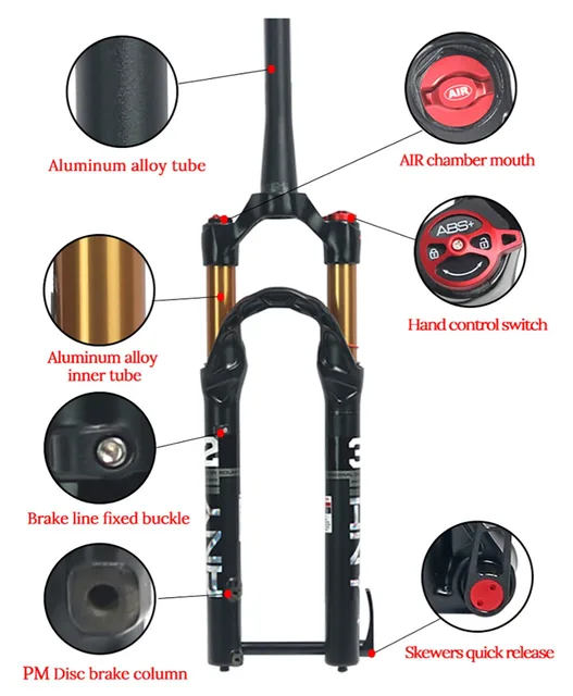 MTB Fork 100mmTraver 32 RL 29er Inch Suspension Fork Lock Straight ...