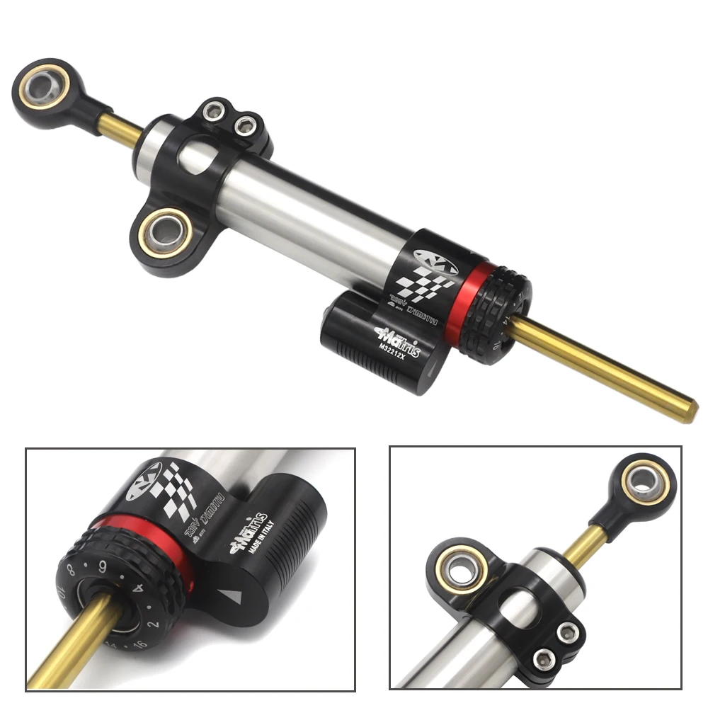 Universal-Motorcycle-Adjustable-Steering-Damper-Stabilizer-For-Honda ...