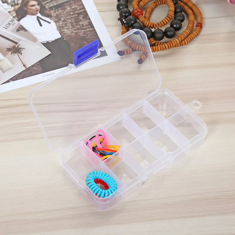 조정 가능한 투명 플라스틱 스토리지 박스 터미널 작은 구성 요소 보석 도구 상자 구슬 알 약 주최자 네일 아트 팁 케이스 부품박스 파츠케이스 플라스틱 박스 부품상자 도구상자
