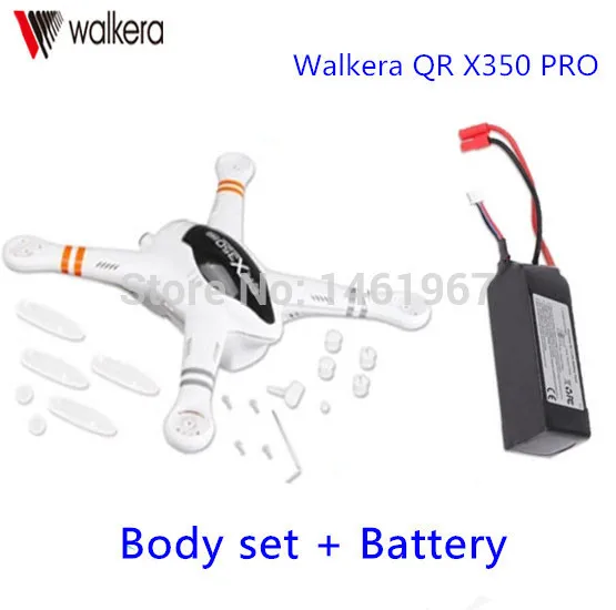 Walkera QR X350 PRO Body Set + Original Battery Set for Walkera QR X350 Pro Spare Parts QR X350 ...