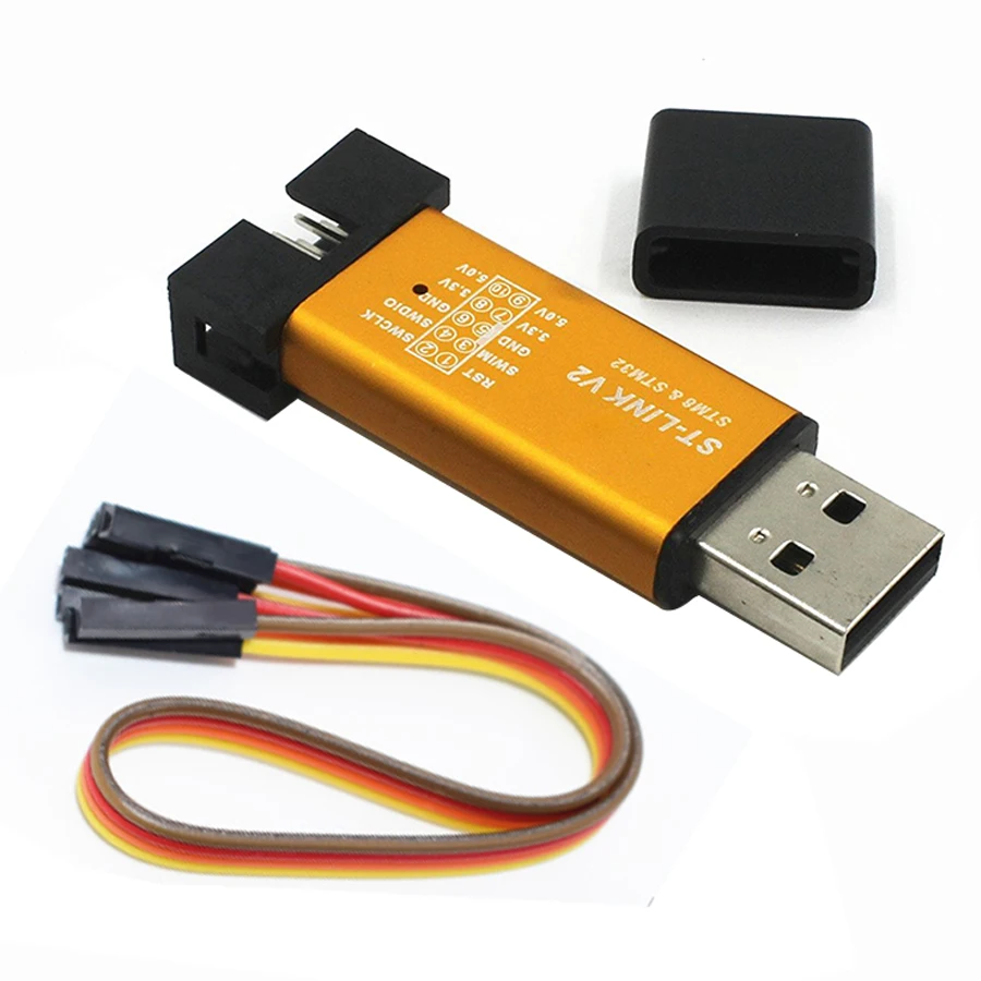 St Link Stlink St Link V2 Mini Stm8 Stm32 Simulator Download Programmer Programming With Cover