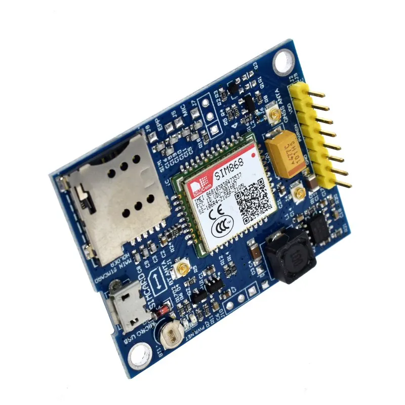 SIM868 GSM/GPRS/GPS/BT Cellular Integrated module.
