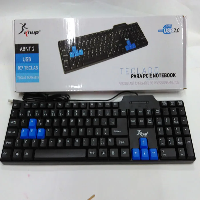 Fashion ABNT2 ABNT2 keyboard notebook desktop computer keyboard USB ...