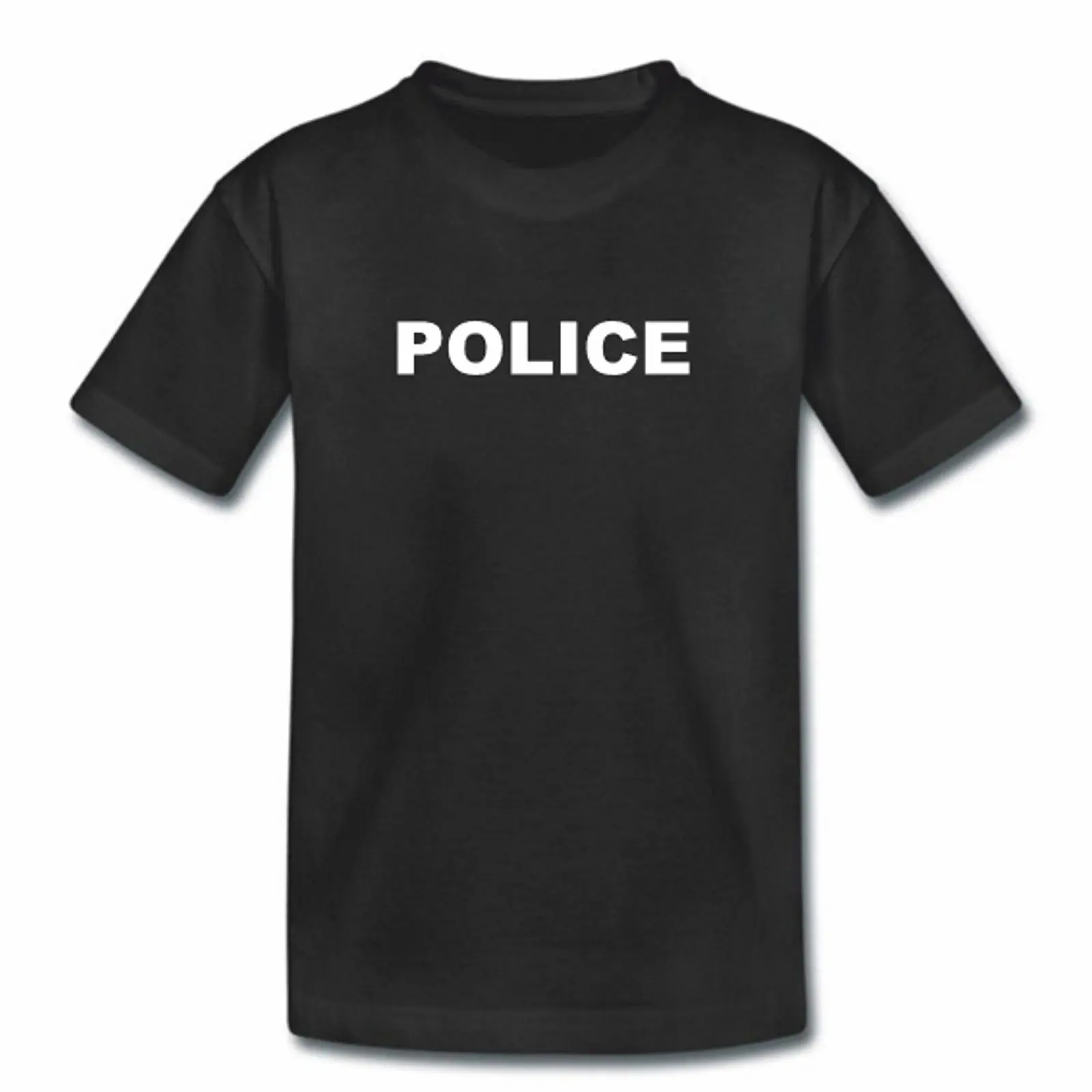 Kids Police T Shirt Childrens Boys Girls Police TShirt Fancy Dress ...