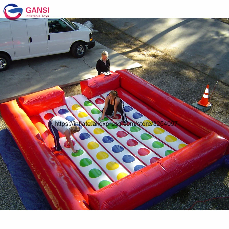 Colorful-fitness-body-inflatable-twister-mat-inflatable-twister-game ...