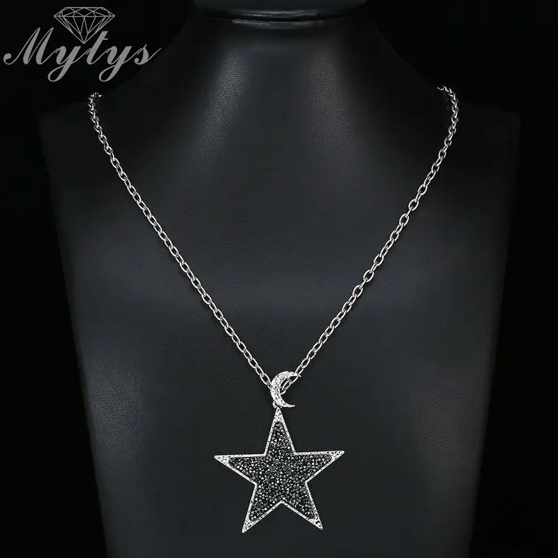 Collares colgantes de la serie de cristal de la marca Mytys para ...