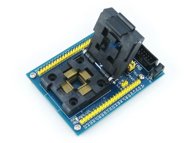 Yamaichi IC Test & Burn in Sockel mit einem einfachen brett, vor allem ...