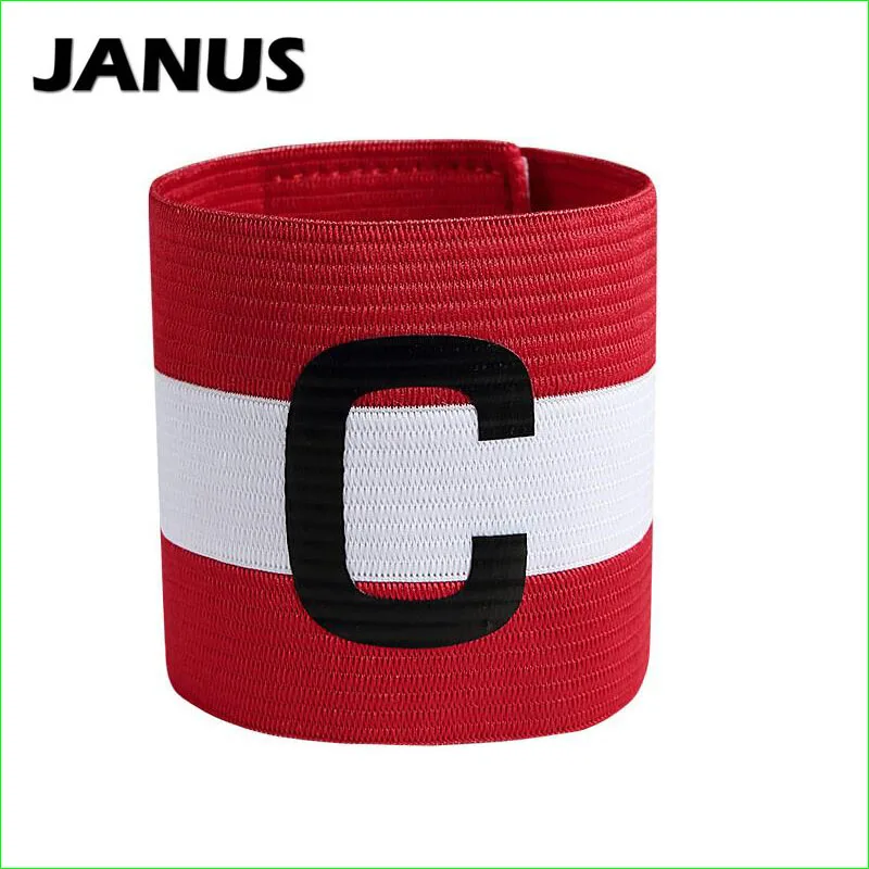 Janus Flexible Football Soccer Arm Bands Anti Drop Player Captain Armband C Word High Quality