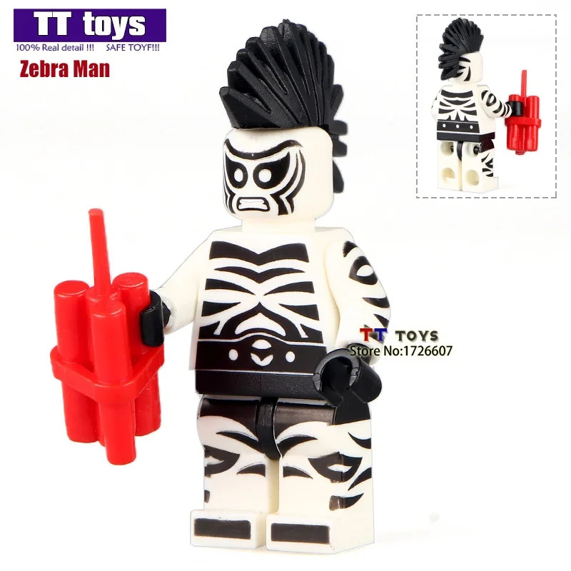 PG122 Zebra Man DC Super Hero Batman Movie Mini Dolls 70907 SH323 ...