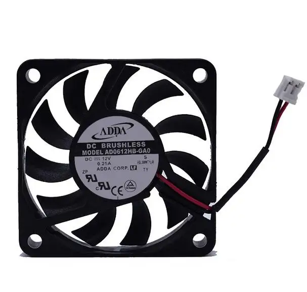 Wholesale: ADDA AD0612HB GA0 6010 12V 0.25A 6CM 2 wire power computer ...