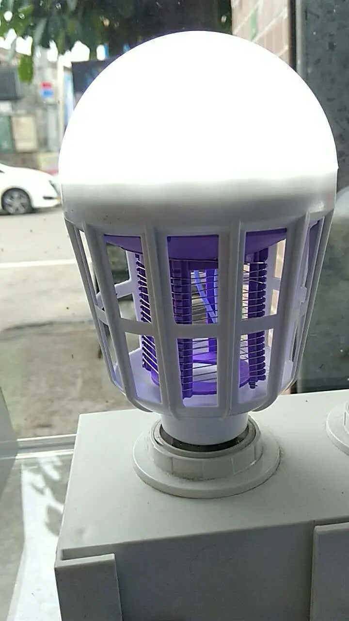 4PCS/LOT 2 in 1 LED Bulb Mosquito Killer Lamp E27 15W Pest Control ...