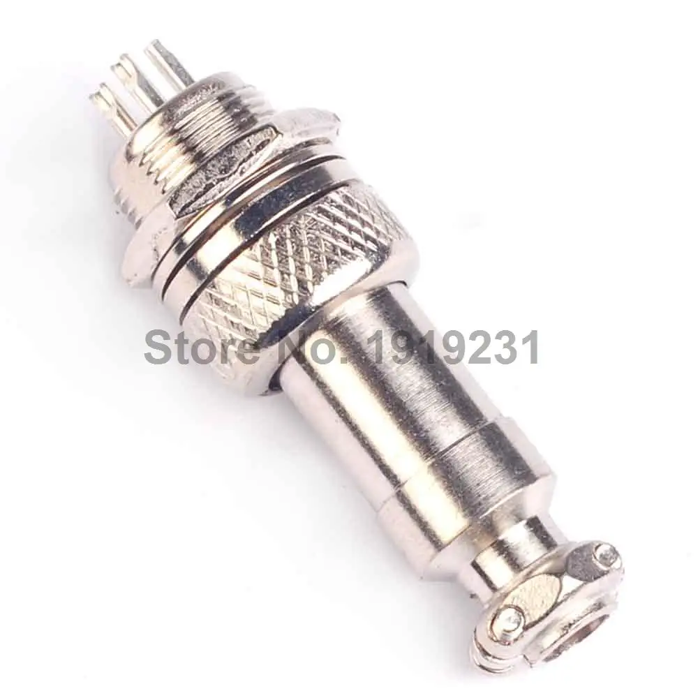 20pairs GX12 4pin GX12 12mm 4 Pins 250V 15A Male & Female Electrical ...