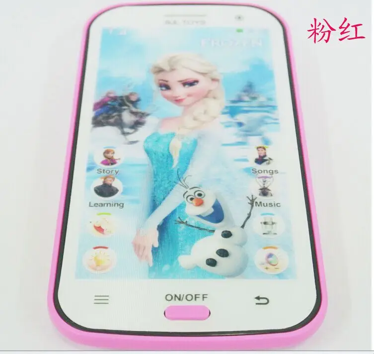 Elsa Baby Mobile Phone Toy English Language Ice Snow Queen Telephone ...