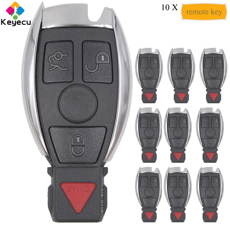 KEYECU 10PCS/Lot KYDZ Smart Remote Car Key 315MHz 433MHz 3+1/ 4 Button ...