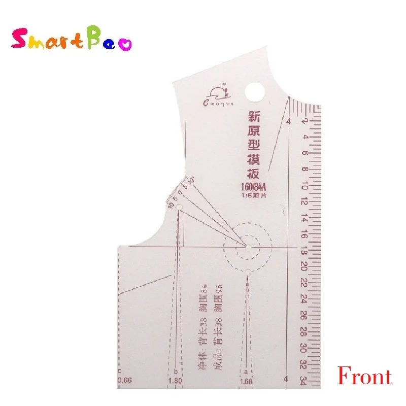 1:5 Fashion Design Ruler Women Cloth Design Clothing Prototype Ruler ...