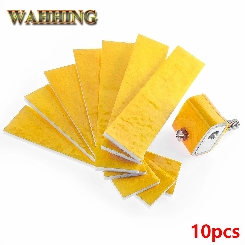 Wahhing 10pcs 2mm Thick Heating Block Cotton For 3d Printer Hotend ...