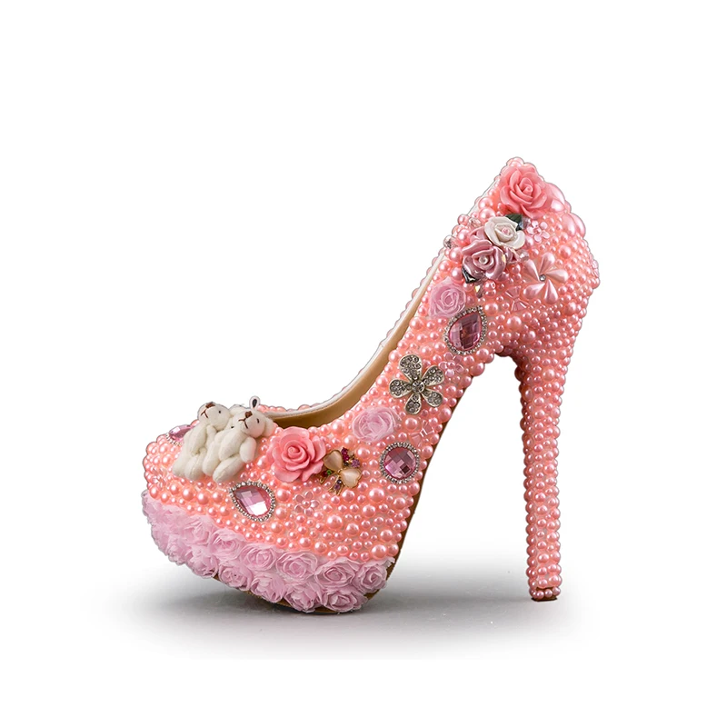 Glam And Glitter Pink Pumps