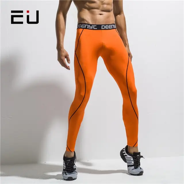 Eu Running Tights Men Compression Leggings Sport Tights For Men Sport