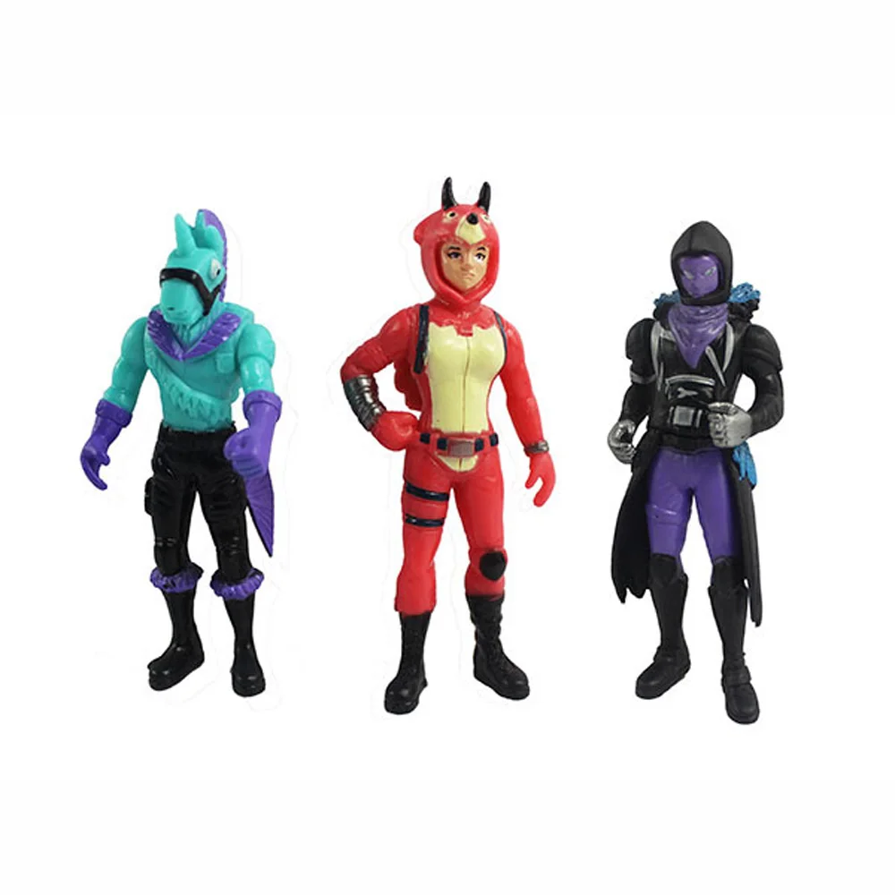 12pcs/lot Fortinet Battle Royale Game Llama Figure Fortnight Fort Night ...