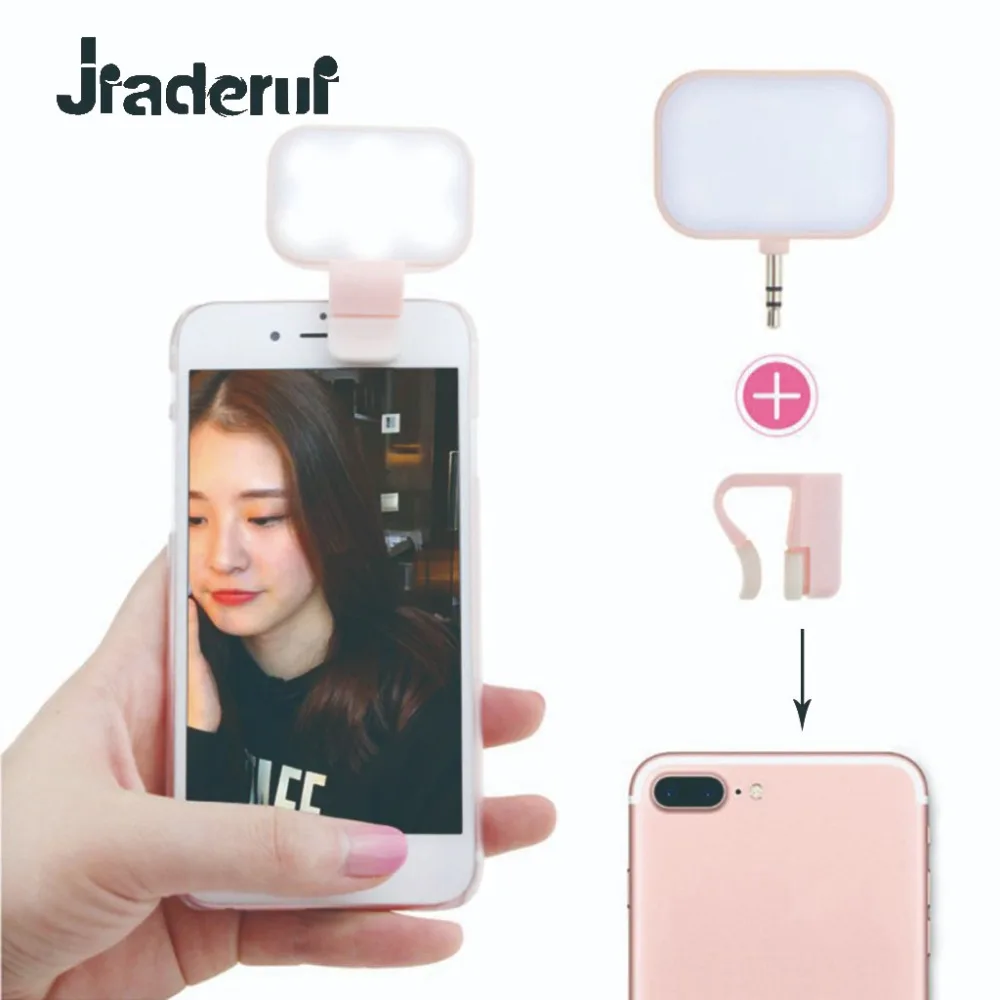 Jiaderui 8LED USB Rechargeable Portable Makeup LED Night Light Selfie ...