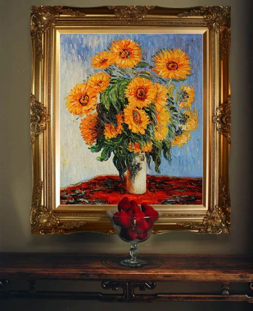 Original Monet Sunflowers