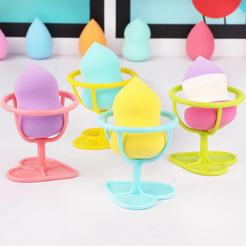CN RUBR 1Pc Gourd Puff Support Stent Tool Makeup Power Egg Puff Stand ...