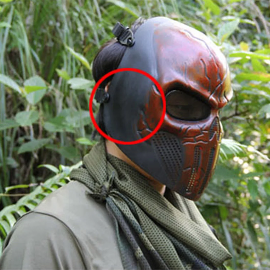 Outdoor Hunting Cs War Game Mask Skull Skeleton Airsoft Paintball Full ...