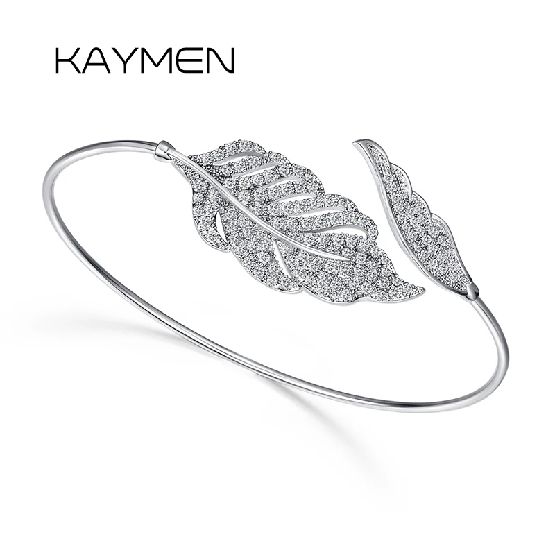 Kaymen New Arrival Top Quality Prong Setting Aaa Zircon Cuff Bracelet ...