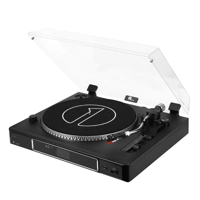 1byone 3-speed Semi-automatic Turntable Turntable With Adjustable ...