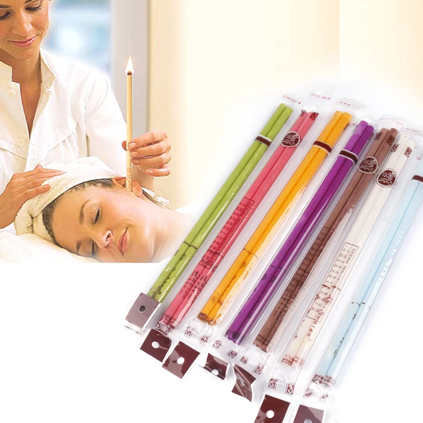 20 50 100 Pcs Natural Ear Candling Healthy Care Ear Candle Treatment