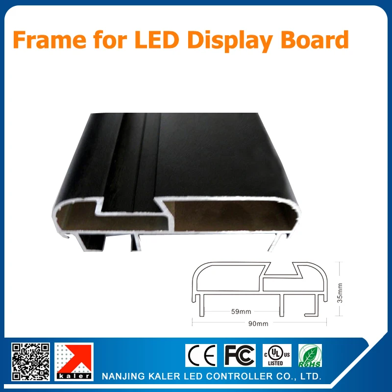 3590 led display signboard frame aluminum material fit for 3590 Arc ...