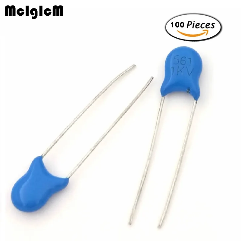 F018-12-560pF-561-1KV-100pcs-High-voltage-Ceramic-Capacitor-Assorted ...