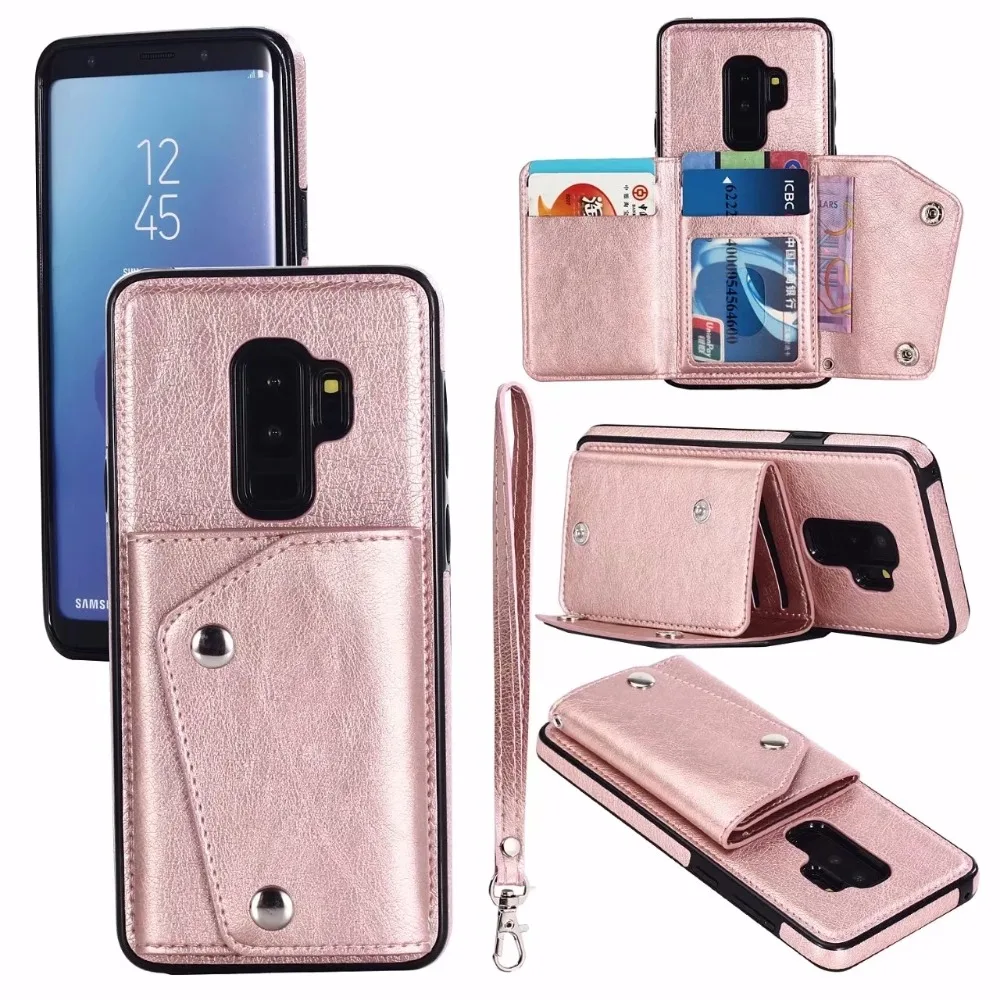 Dower Me Funda de cuero multifunción para Samsung Galaxy Note 8, S9, S8 ...