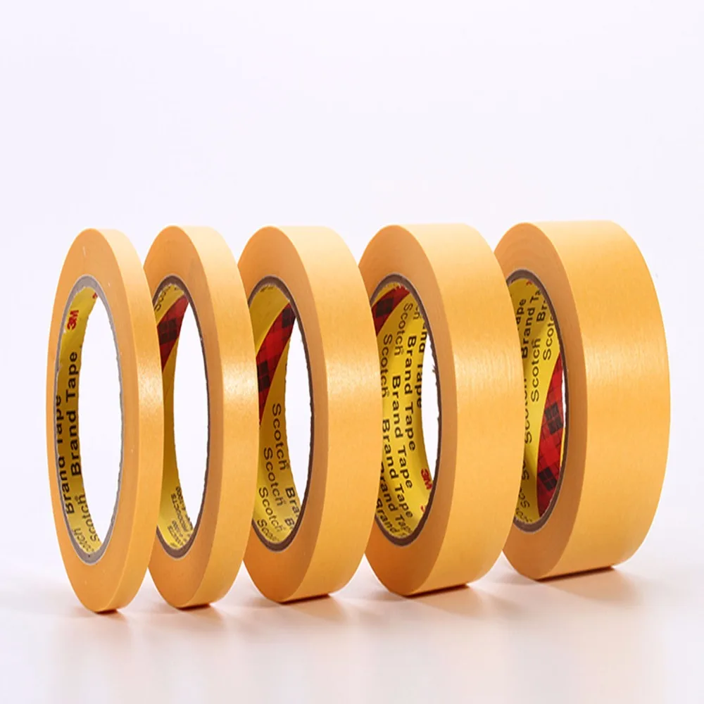 60mmx164ft 3m244 Yellow Masking Tape For Pcb Auto High Temperature ...